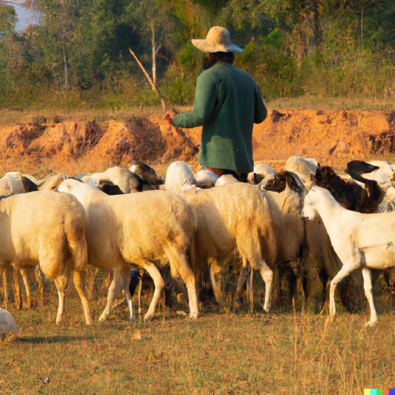 6 – Der Gute Hirte (Psalm 23) – Trost und Hoffnung in Gott – KI-Andacht.de
